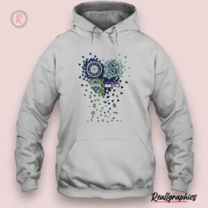 Heart Seattle Sports Teams Logo Shirt - Reallgraphics