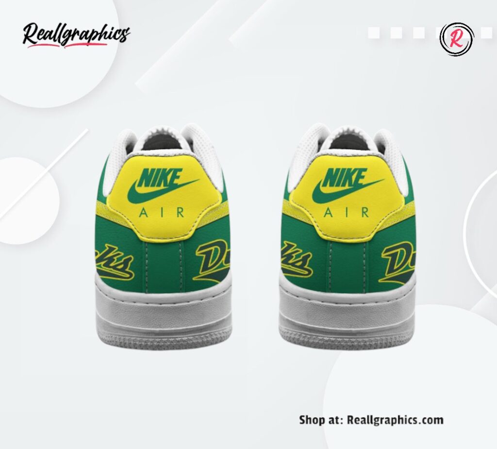 Oregon Ducks Football 2024 Nike Air Force 1 Sneaker, Oregon Ducks Gifts ...