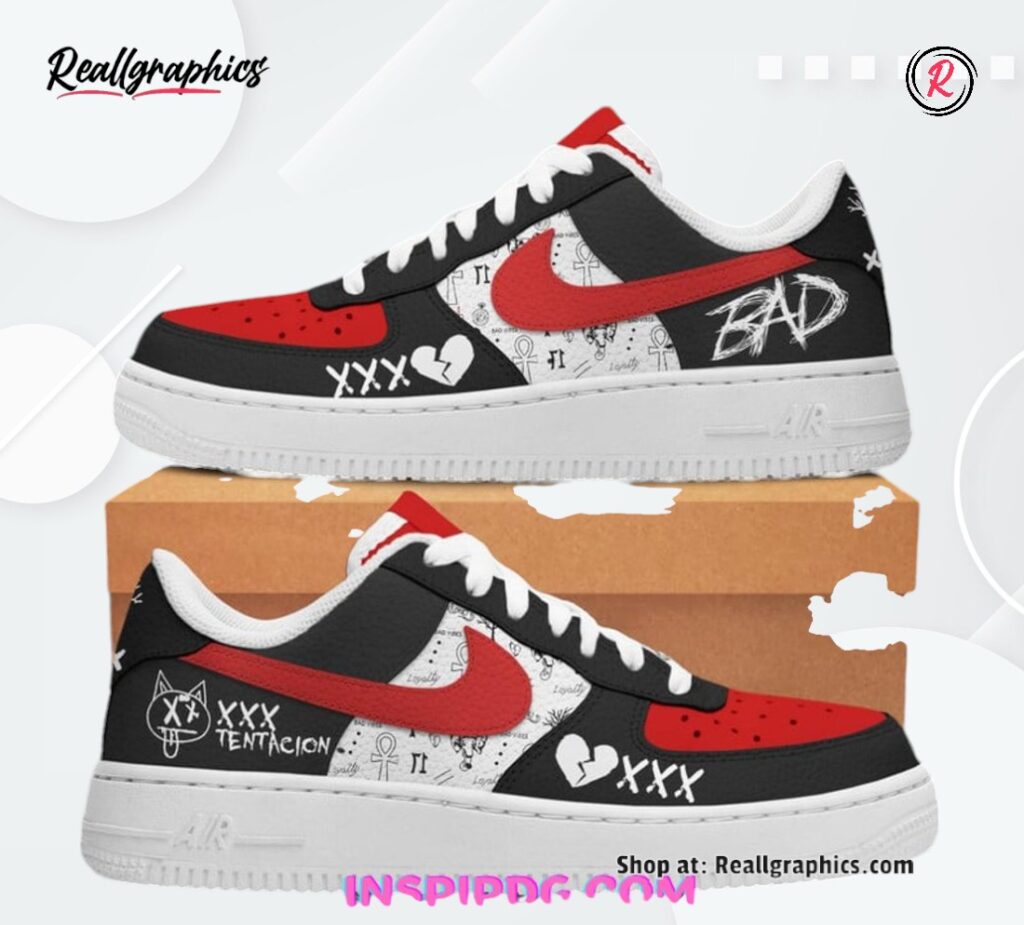 XXXTentacion Bad Nike Air Force 1 Sneaker Sneaker - Reallgraphics