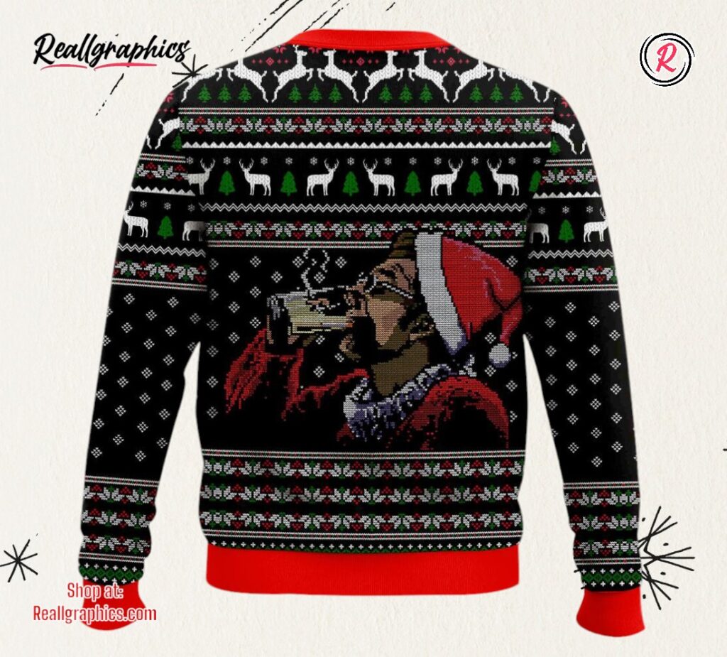 Here’s To Feeling Merry All The Time Cosmo Kramer Seinfeld Ugly Sweater ...