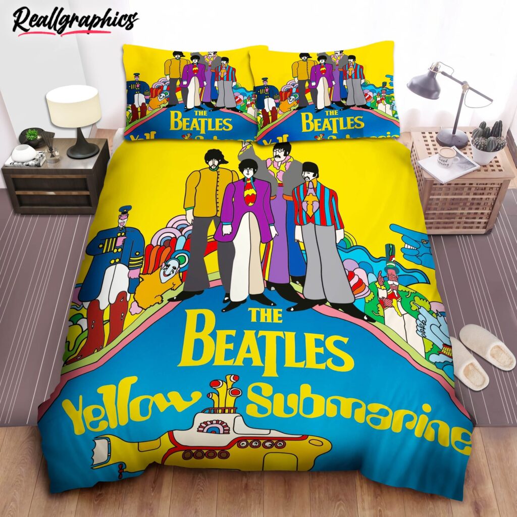 Beatles Yellow Submarine Album Cover Bedding Set - Reallgraphics