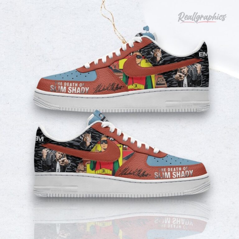 Eminem The Death Of Slim Shady Rapper Music Air Force Shoes - Reallgraphics
